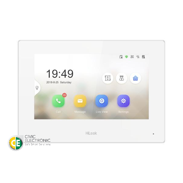 HiLook 7-Inch WiFi Video Intercom - Smart Touchscreen Monitor