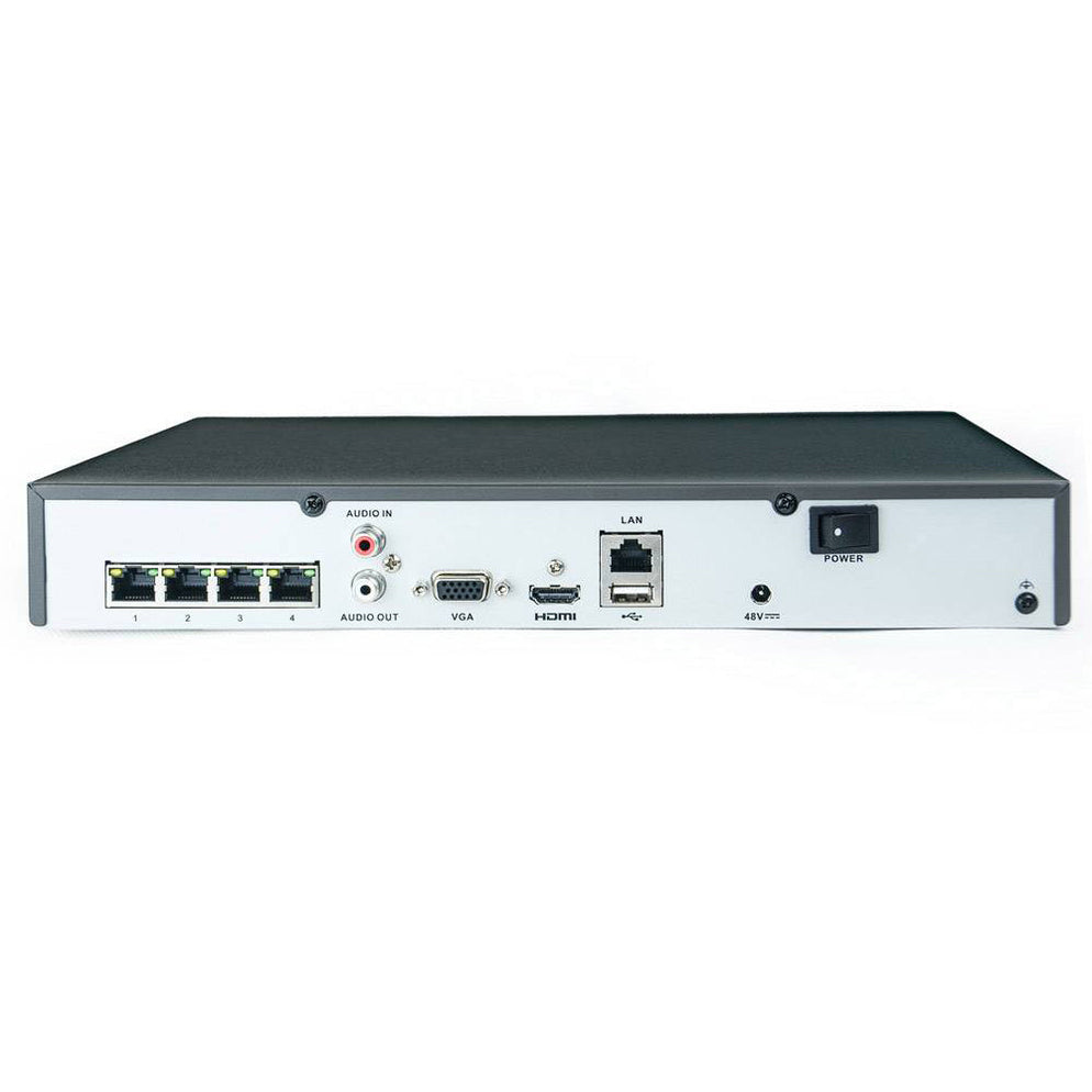 Hikvision HiLook NVR-104MH-C/4P 4CH 4K Recorder | PoE 4CH NVR for 4K ...
